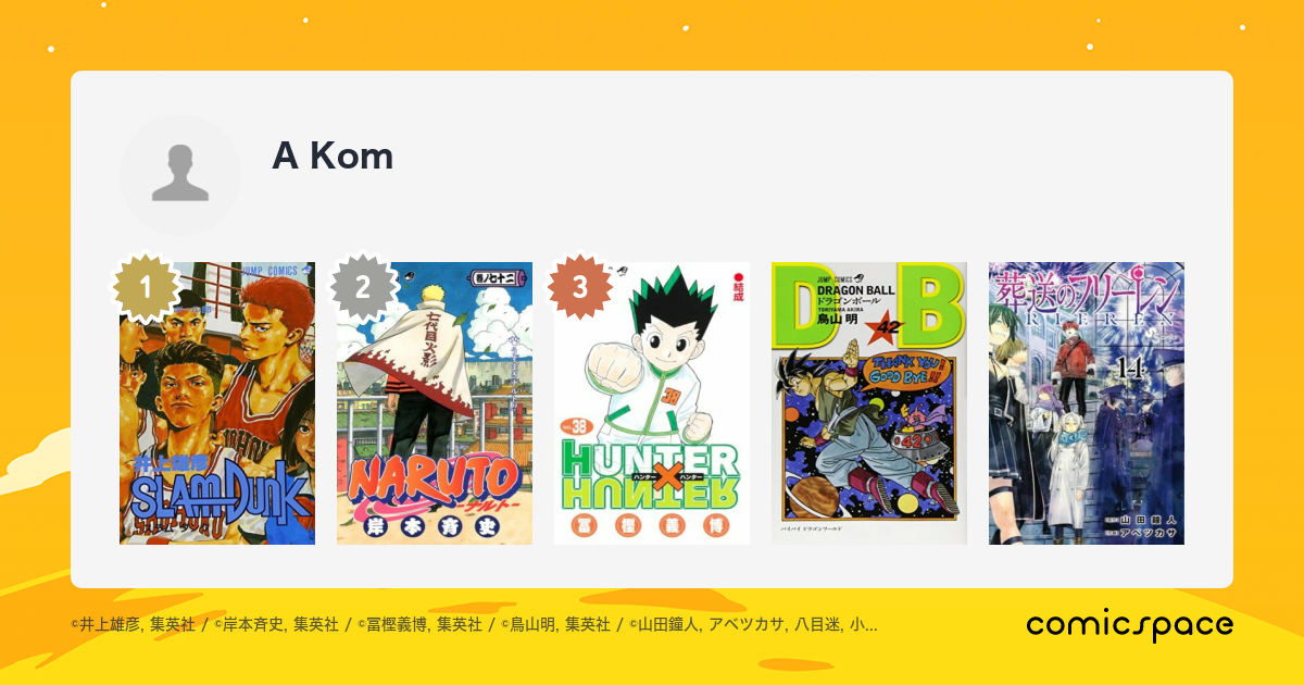 A Kom さんがまとめた漫画 - comicspace | コミックスペース