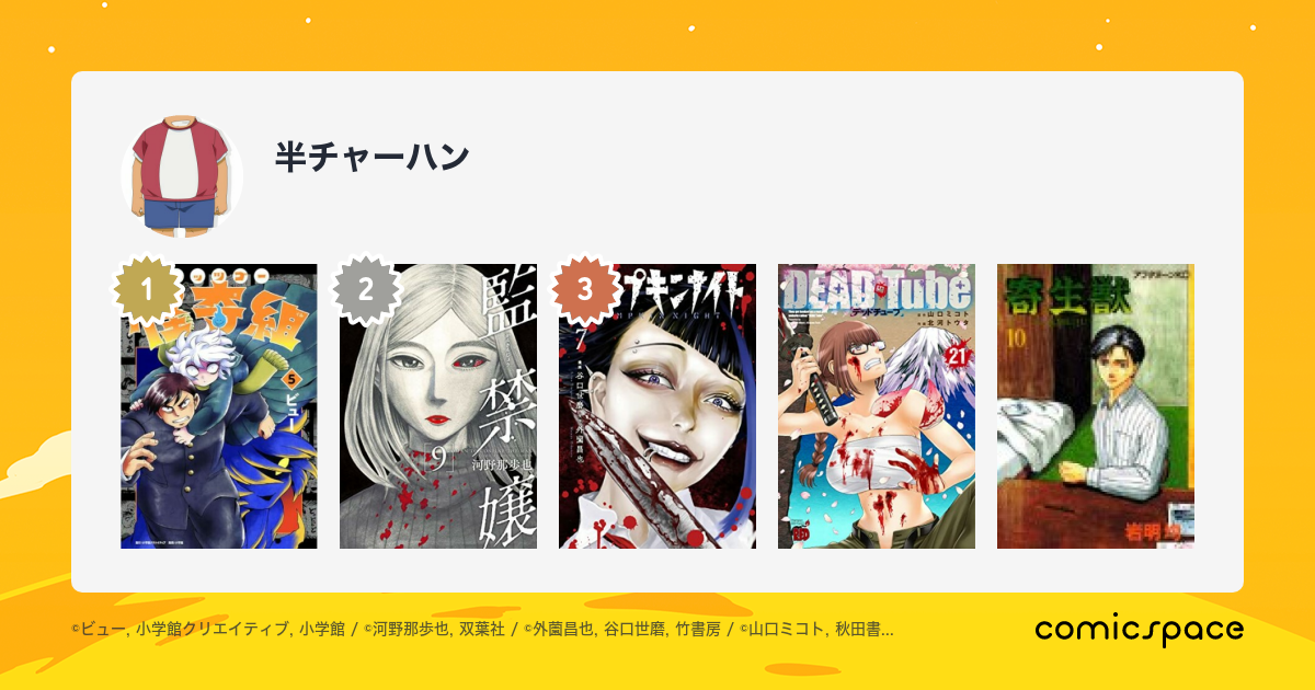 半チャーハン さんが読みたい漫画 - comicspace | コミックスペース