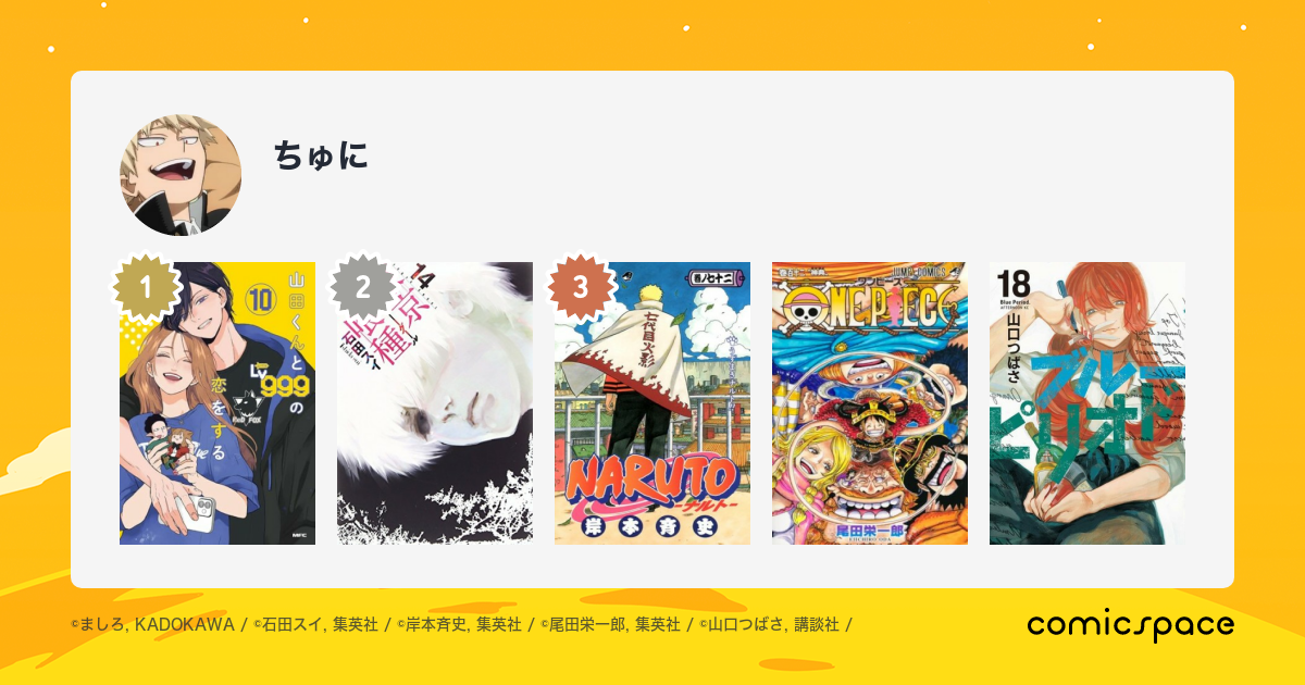 ちゅにさんのプロフィール - comicspace | コミックスペース