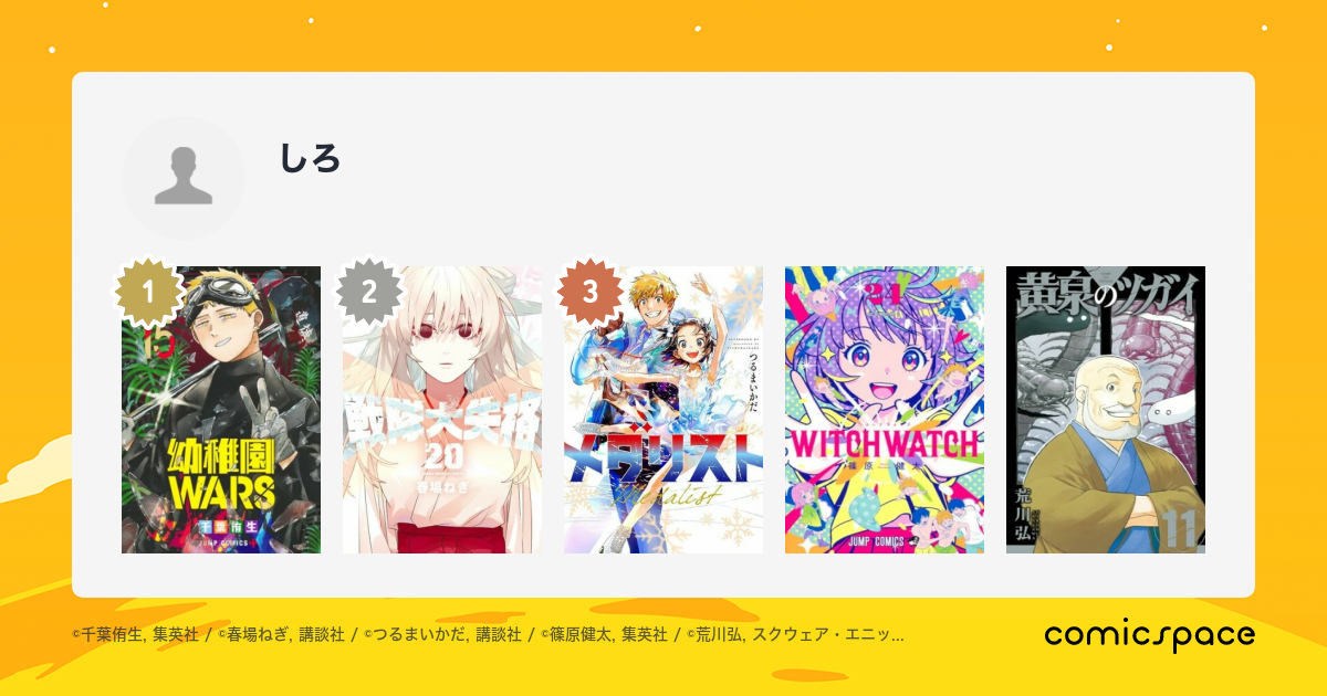 しろ さんがまとめた漫画 - comicspace | コミックスペース