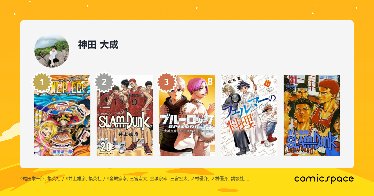 神田 大成 さんがまとめた漫画 - comicspace | コミックスペース