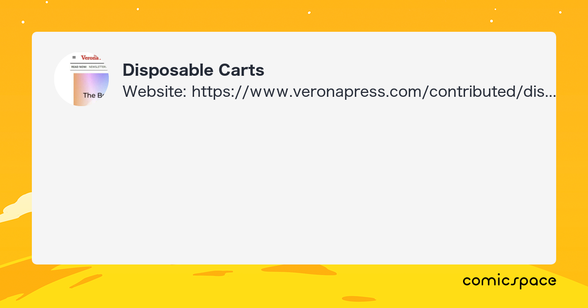 Disposable Cartsさんのプロフィール - comicspace | コミックスペース